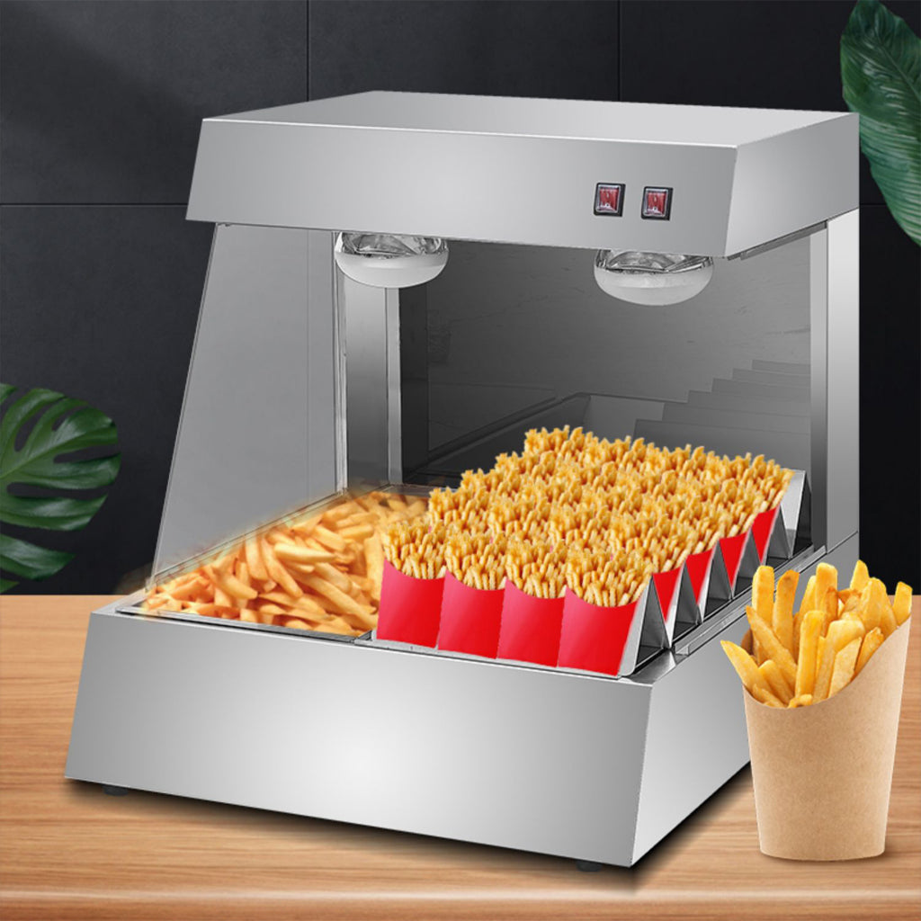 Commercial Electric French Fries Warmer Station Food Heater